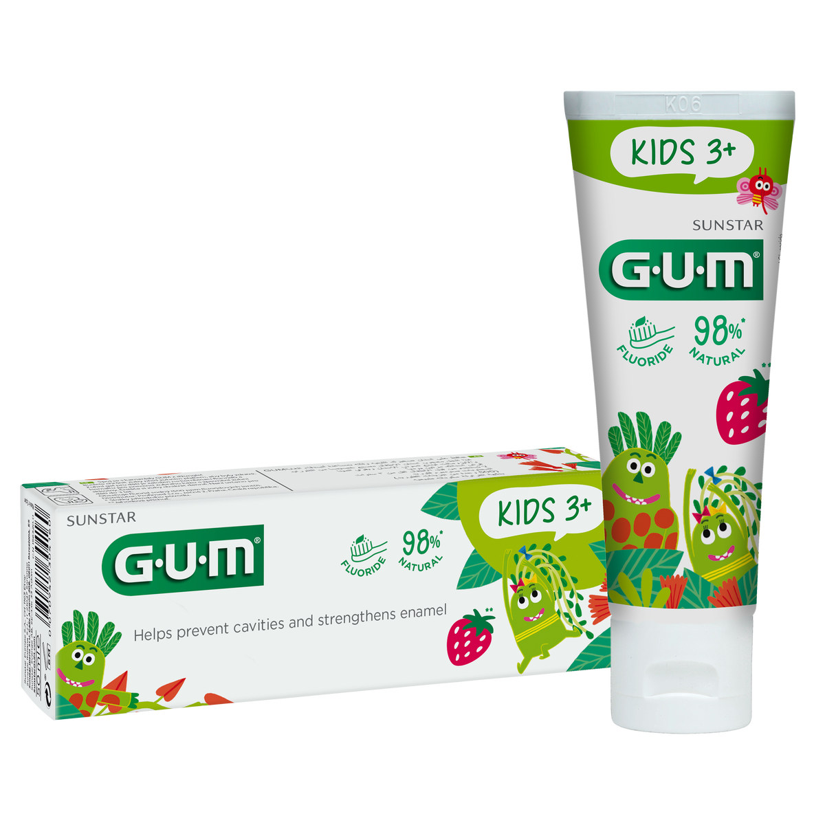 GUM® JUNIOR Toothpaste 6+ - Maximum protection for children’s teeth