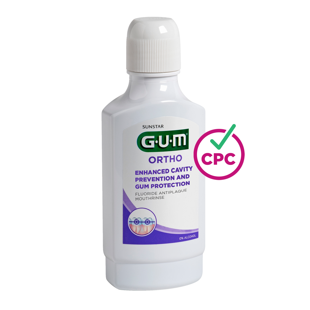 GUM® ORTHO Mouthwash- Enhanced protection for orthodontic patients