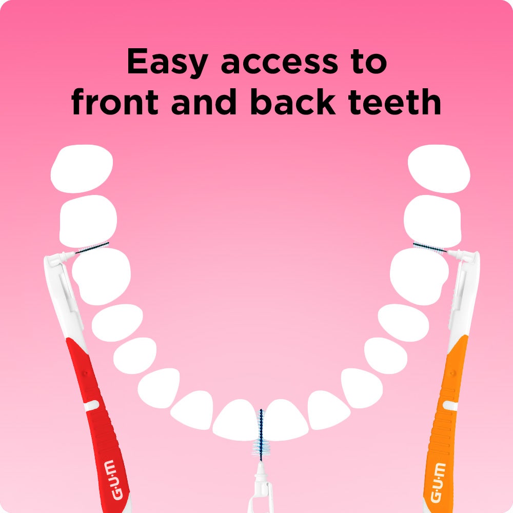 GUM® BI-DIRECTION - Cleaning patients wide or tight teeth spaces