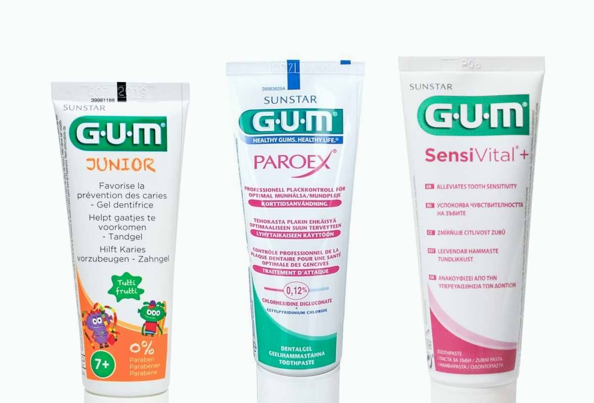 GUM® Toothpastes for Dental Care Professionals and Pharmacists
