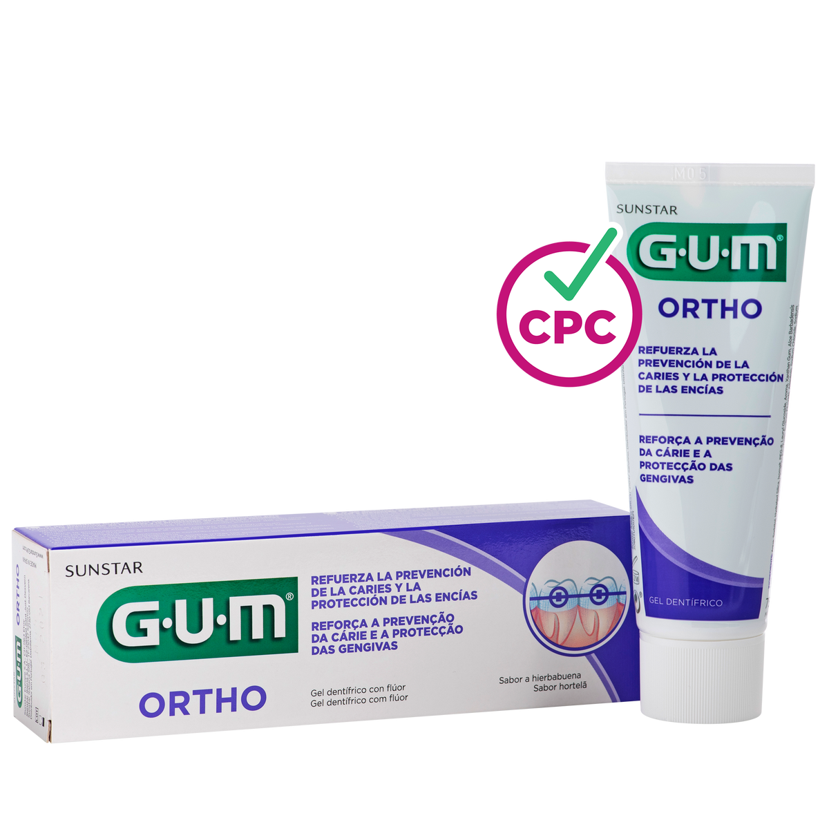 Pasta de dientes GUM® ORTHO para tratamientos de ortodoncia