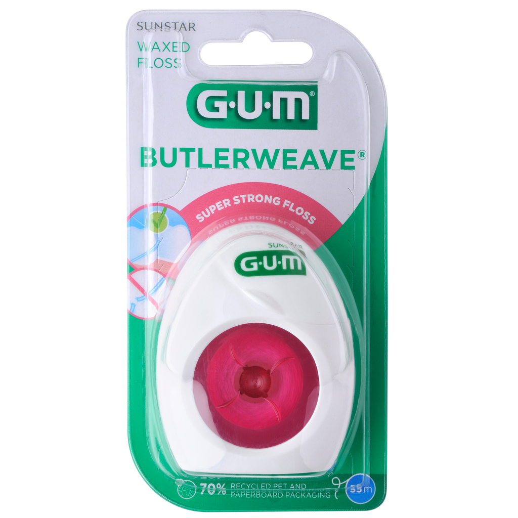 GUM® BUTLERWEAVE® Floss - Suitable for difficult-to-access areas