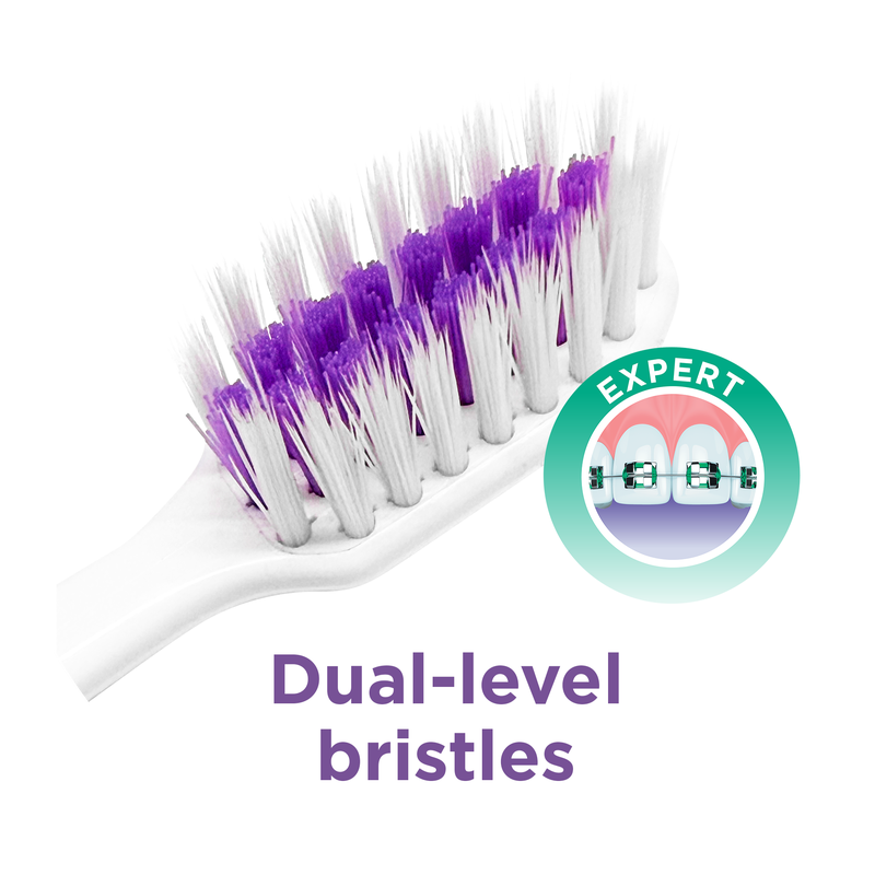 GUM® SONIC ORTHO Battery Powered Electric Toothbrush