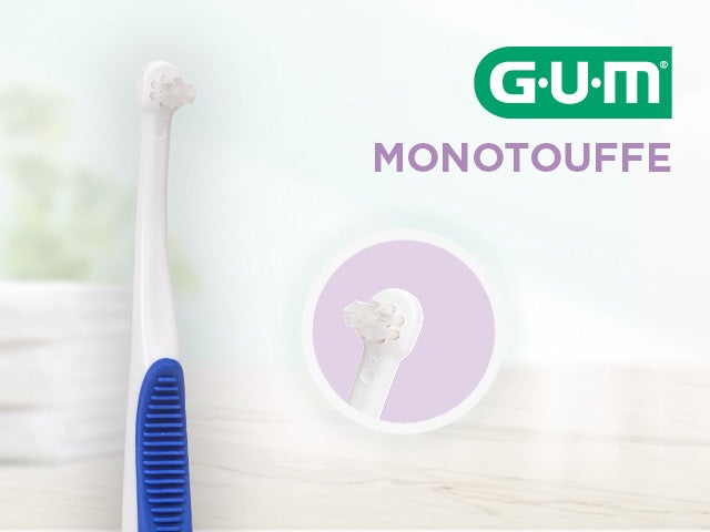 Brosse à dents GUM® Monotouffe pour vos patients