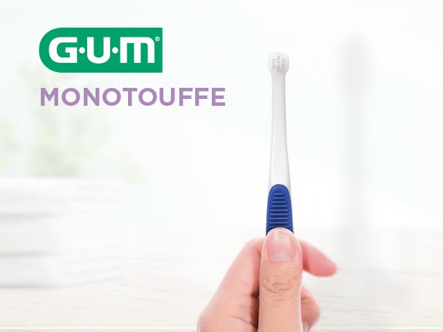 Brosse à dents GUM® Monotouffe pour vos patients
