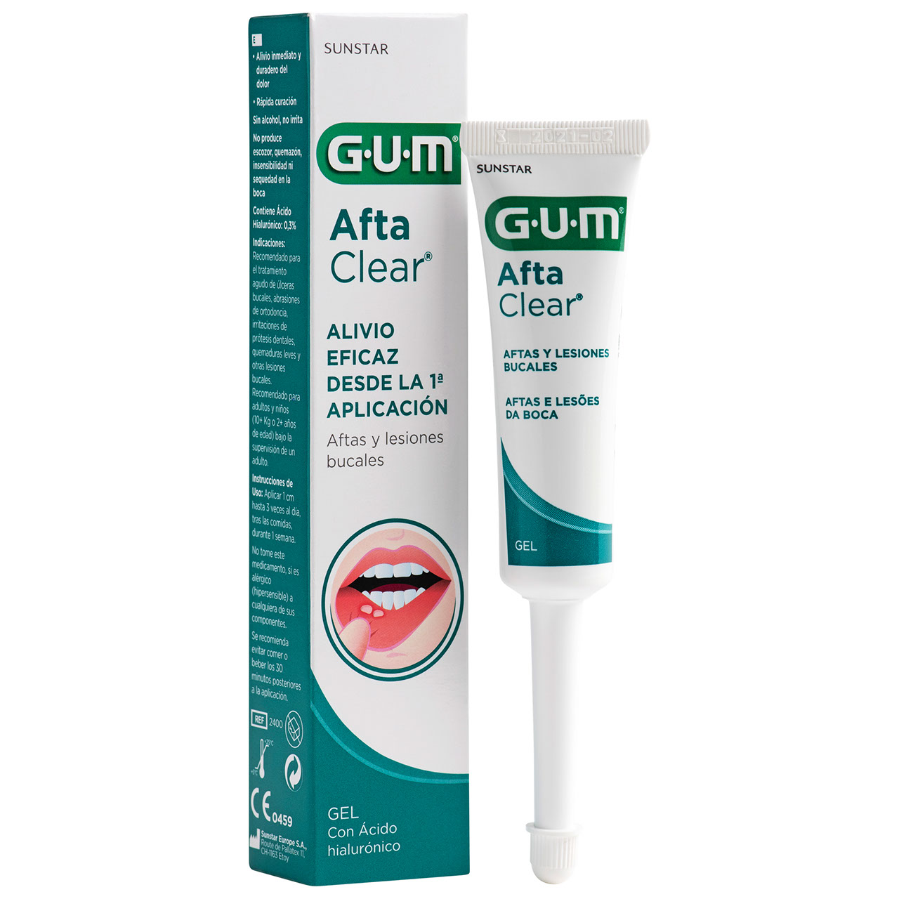 Gel GUM® AftaClear el alivio eficaz para las úlceras bucales
