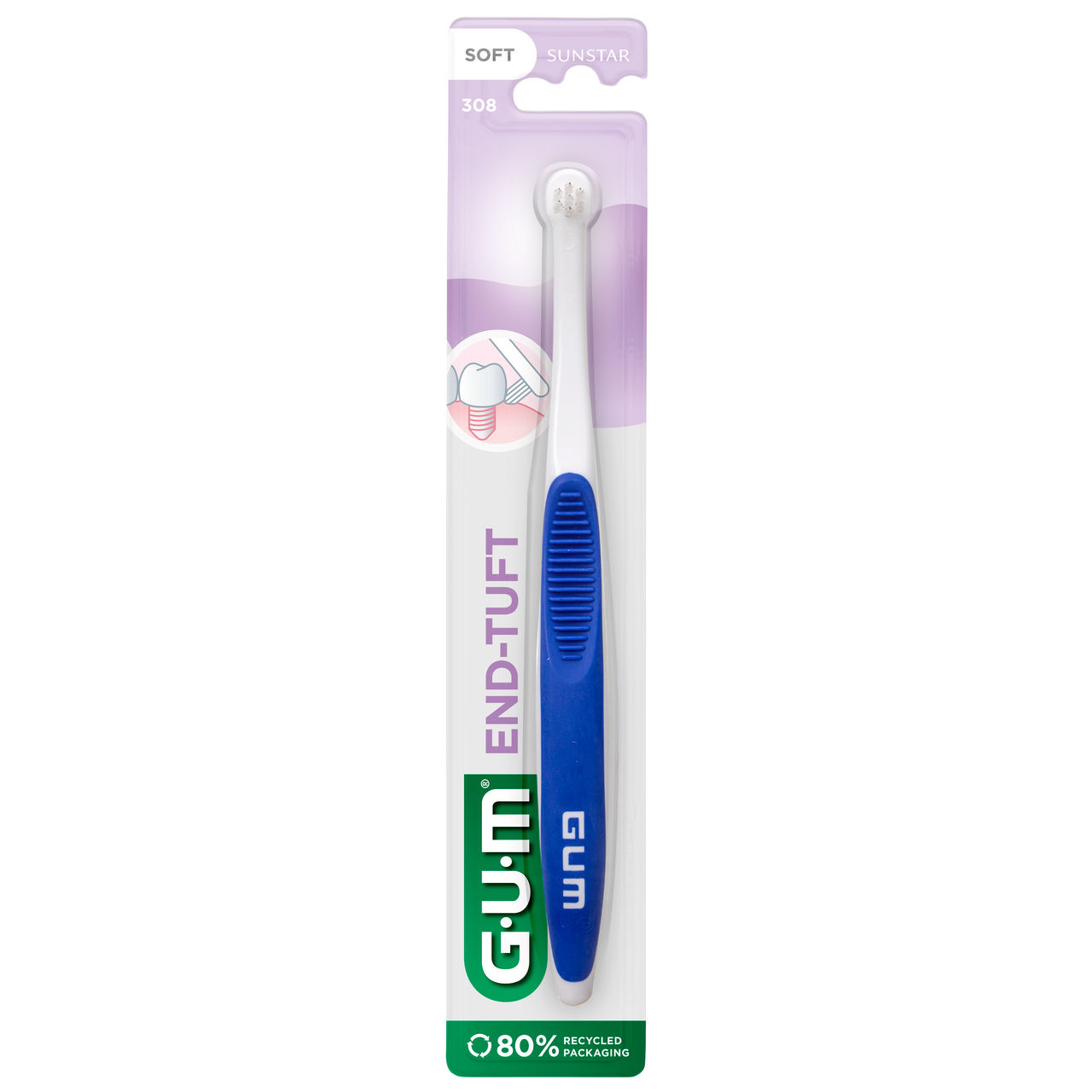 Brosse à dents GUM® Monotouffe pour vos patients
