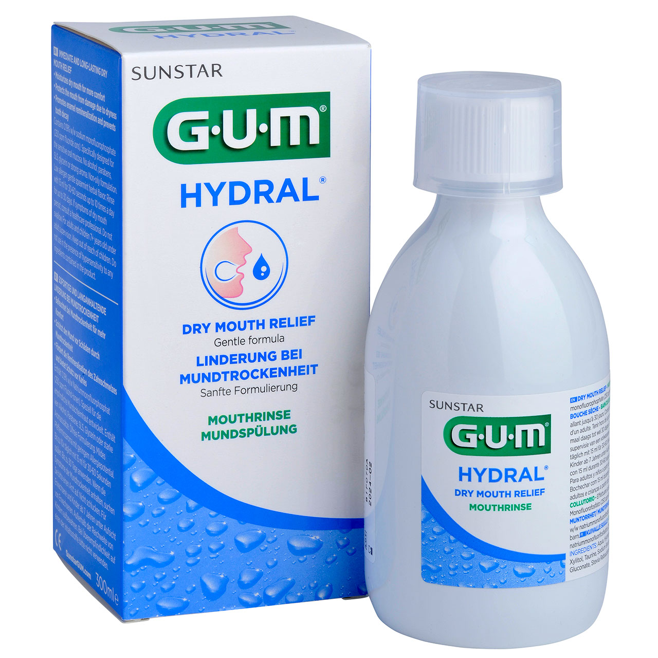 GUM® HYDRAL® Mouthwash- Long-lasting relief from xerostomia
